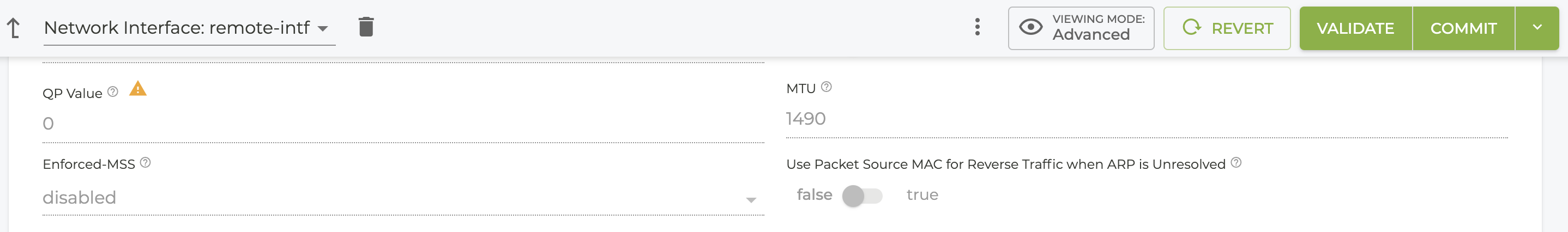 [SSR]Modification of MTU and MSS for auto-generated Interfaces created via IPSec profile