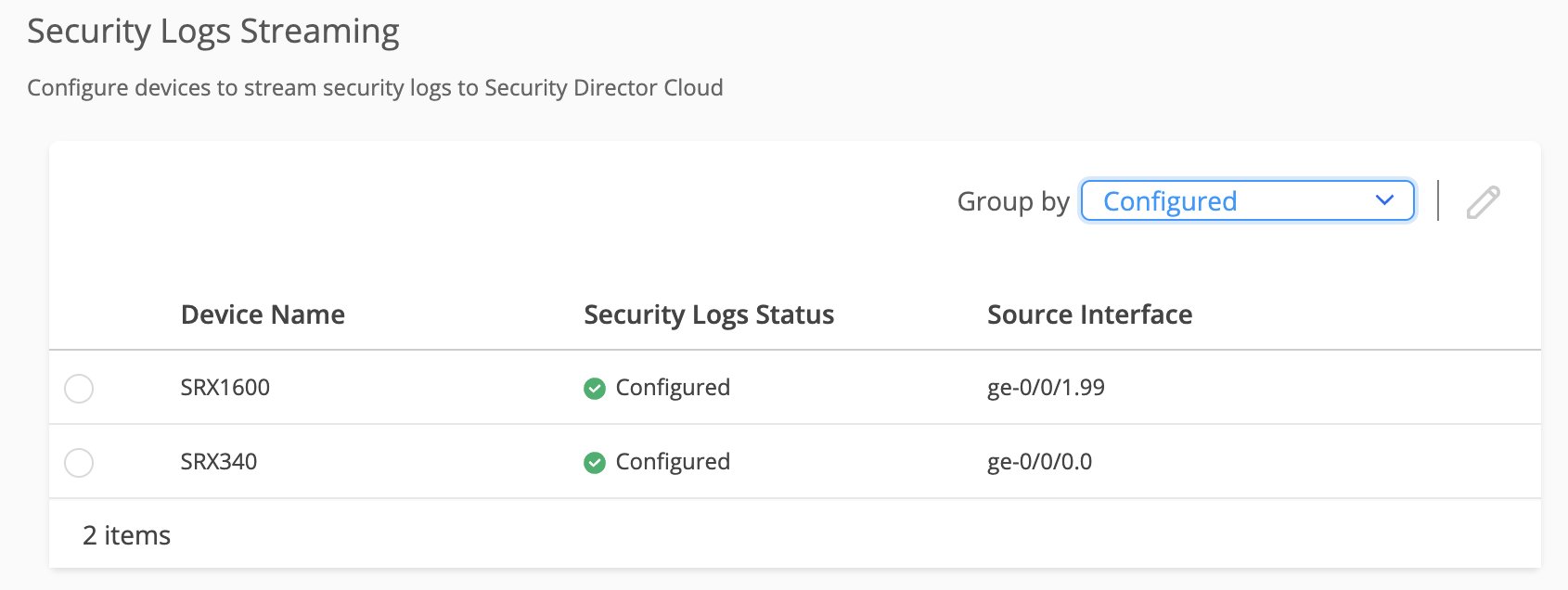 [SD Cloud] Security logs are not visible under SDC monitoring page