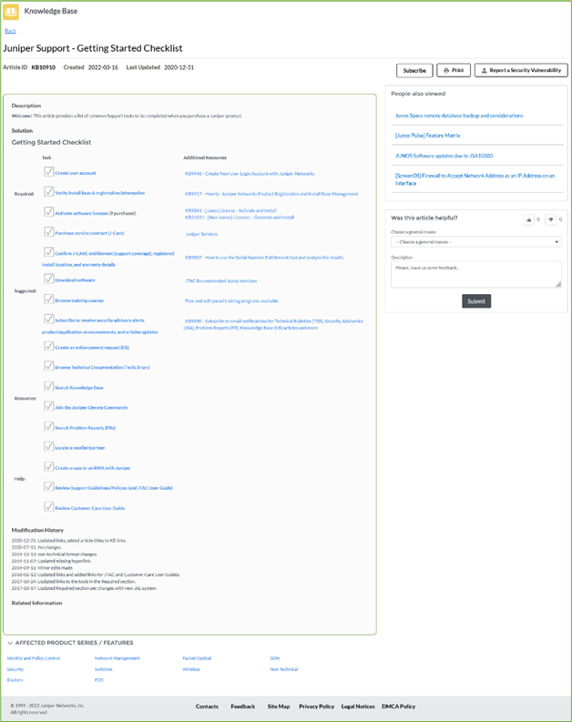 Knowledge Base - User Guide