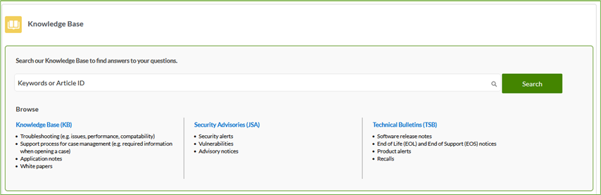 Knowledge Base - User Guide