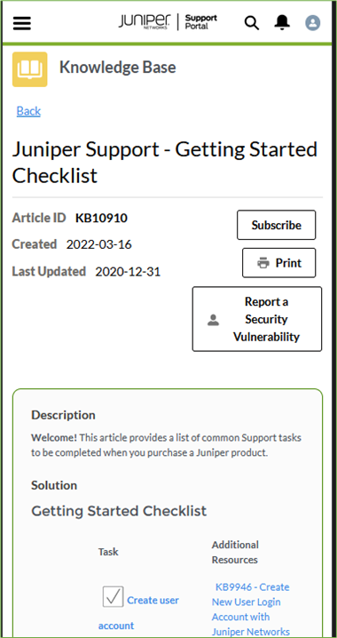 Knowledge Base - User Guide