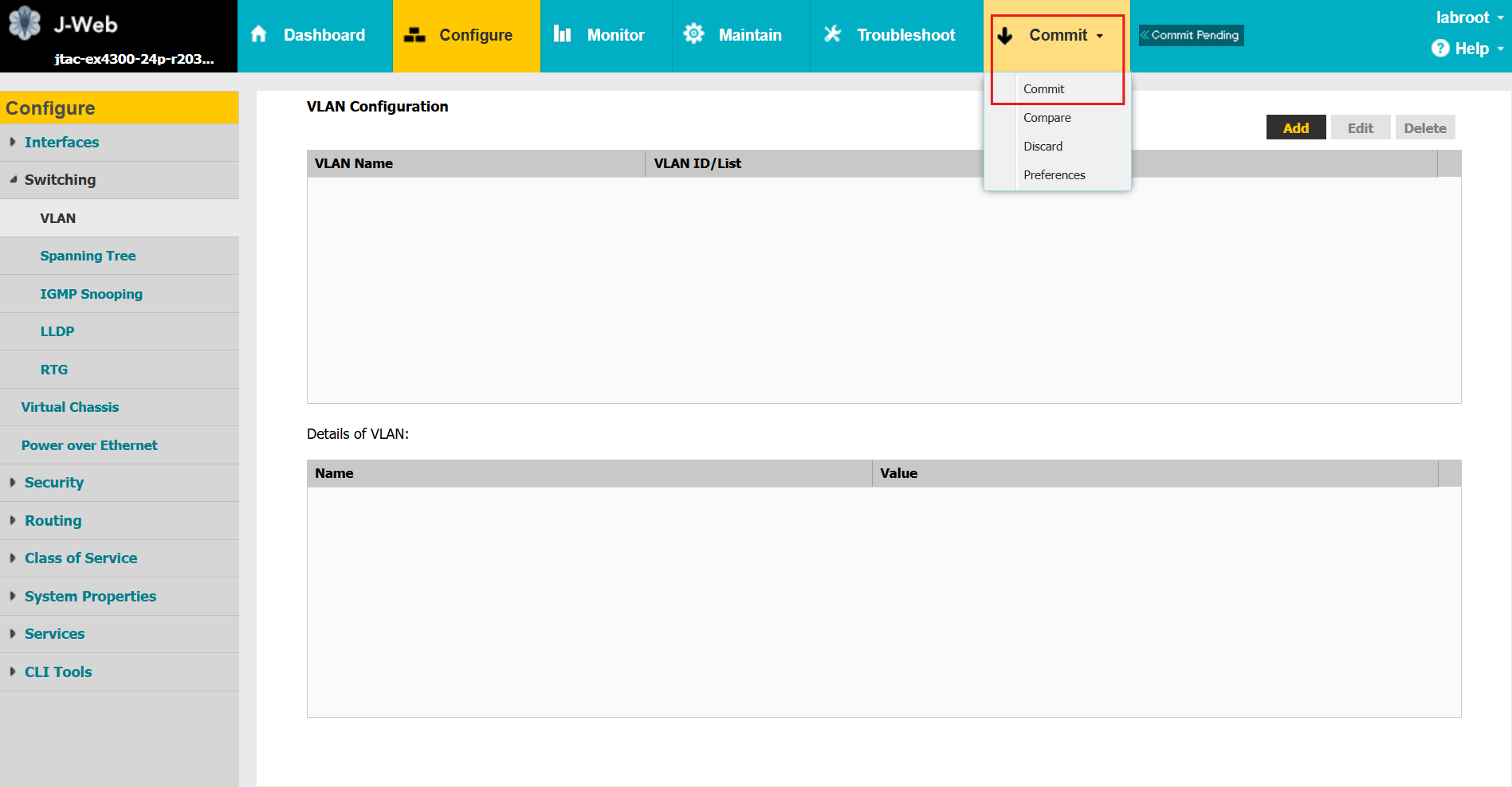 Configure firewall filter using J-Web GUI