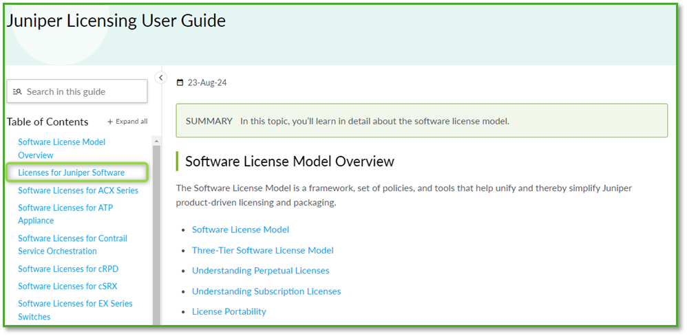 How to check if a certain license feature is included in my license ...