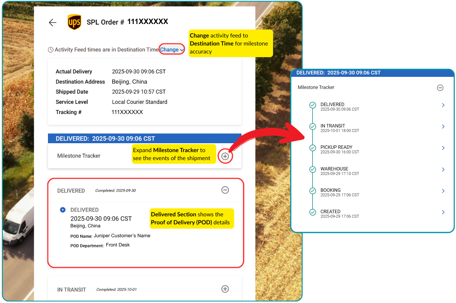 How to track an RMA via UPS SCS Tracking Site