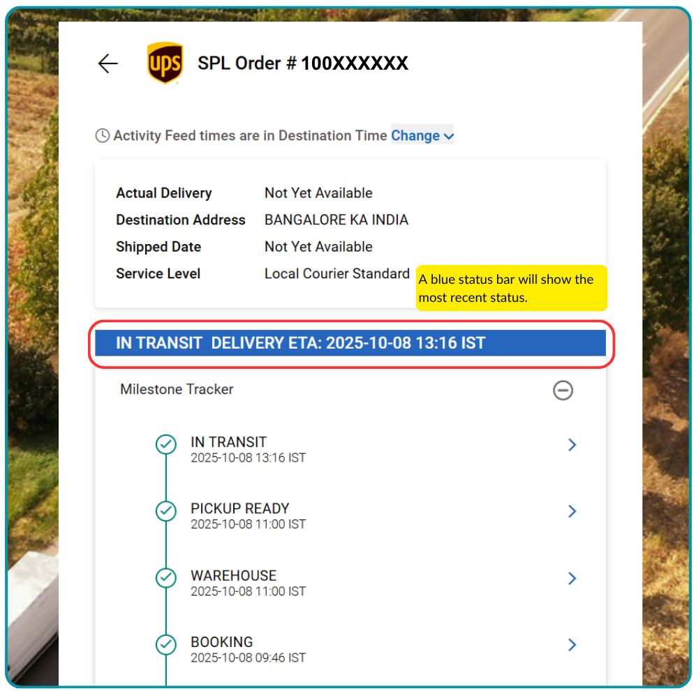 How to track an RMA via UPS SCS Tracking Site