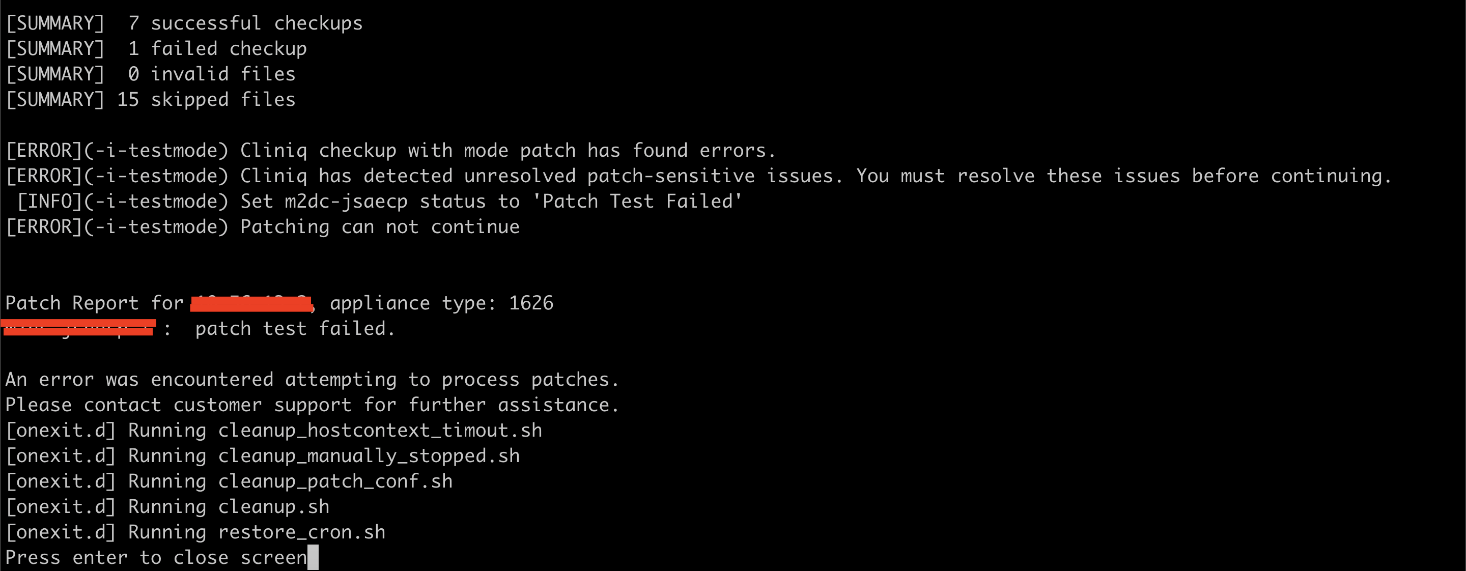 JSA upgrade is failing due to corrupted grub configurations