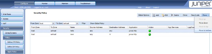 [SRX] How to change the order of security policies