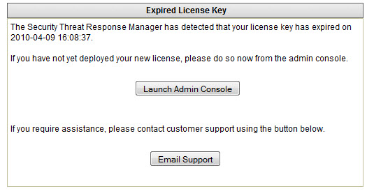 [EOL/EOE] STRM 2009.1r1 and later: Launch Admin Console Button does not ...