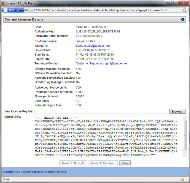 [EOL/EOE] STRM 2009.1r1 and later: Launch Admin Console Button does not ...