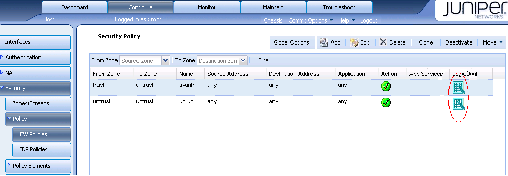 [Obsolete] How to enable and view traffic logs in the J-Web/GUI on SRX ...