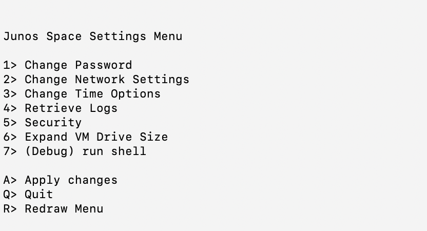 Changing the time zone in Junos Space