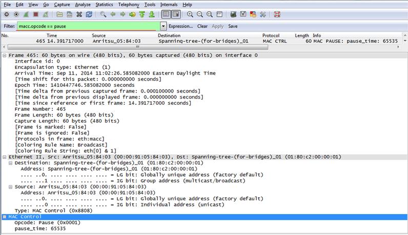 How to check MAC PAUSE counters on all Juniper device interfaces