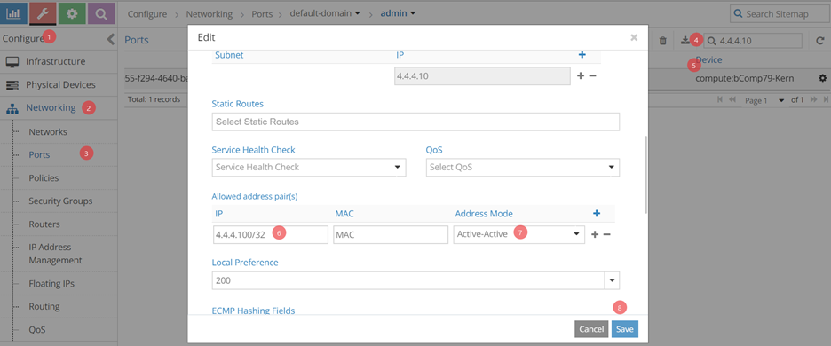 [Contrail] How to configure redundant BGPaaS sessions with AAP