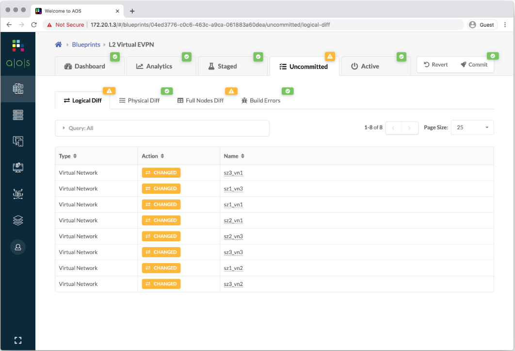 [Juniper Apstra] How to remove tagged Virtual Networks using AOS-CLI