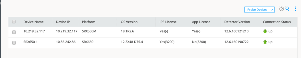 [Junos Space] Cannot detect device(s) listed while trying to install ...