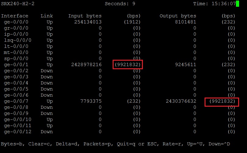 [SRX] Rate limiting in transparent mode