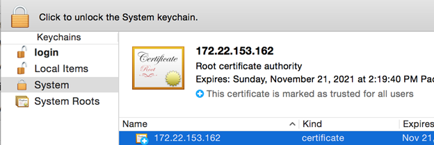 Getting started with Junos Space API- Troubleshooting Untrusted ...