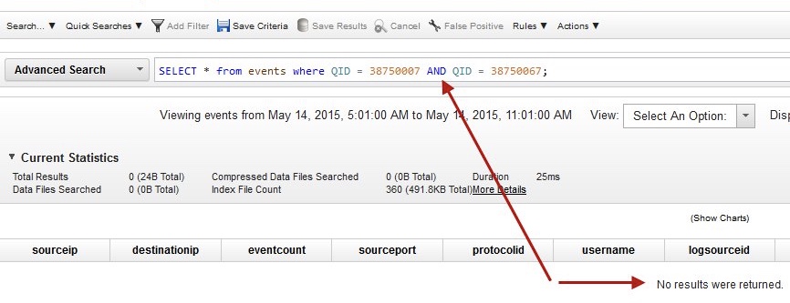 [JSA Series] Performing a search on the Log Activity tab using "AND/OR ...