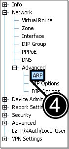 Configuring Static ARP Entries in NSM