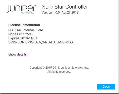 [NorthStar] How to check the software version and packages installed in the NorthStar ...