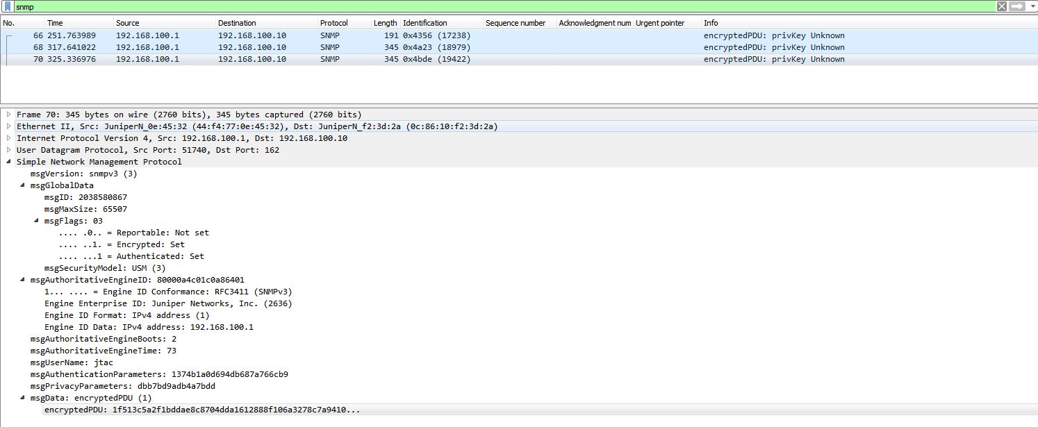 [SRX] Example - Configuring SNMPv3 traps using CLI