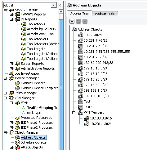 How To: Create an Address Object in NetScreen-Security Manager