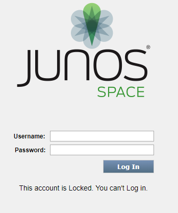 [Junos Space] How to Unlock User Accounts (e.g. Super) in Junos Space, if it is locked because ...