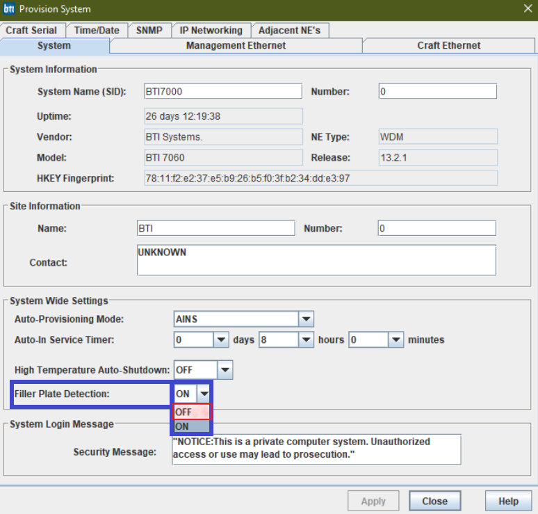 [BTI] Circuit pack missing alarm on 7060 and 7030 chassis
